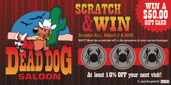 Custom Scratch Off Tickets, Design Included - Just Scratch It!®